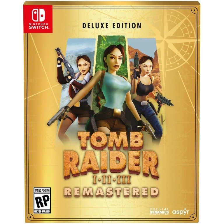 Tomb Raider I II III Remastered Nintendo Switch Deluxe Edition Físico ...